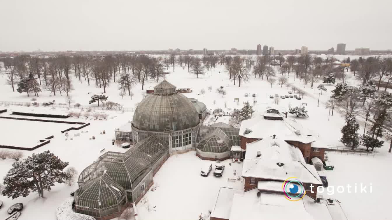 Belle Isle Winter Drone Footage
